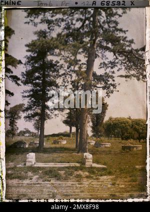 West suburbs of Beijing, China the tomb of Princess Fuhui, also called ...