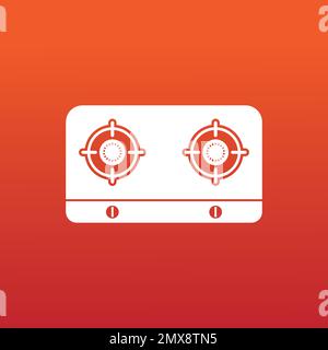 gas stove logo vector illustration design backgroun Stock Vector Image ...
