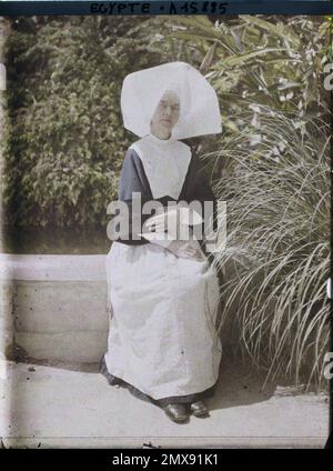 Ismaïlia, Egypt, Africa Portrait of Sister Augustine , 1918 - Near East ...