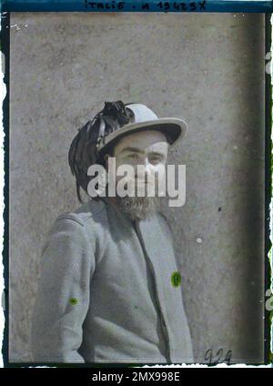 Vérone, Italie Le Bersaglier Panosette Thomas , 1918 - Italy - Fernand ...