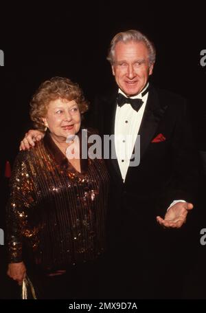 Lloyd Bridges and Dorothy Bridges January 1989 Credit: Ralph Dominguez ...