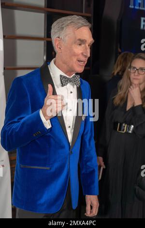 Bill Nye attends the Seventh Annual Blue Jacket Fashion Show at ...