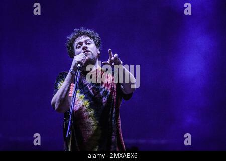 Joseph Mount (vocals, guitar, composer), founder of Metronomy Stock ...