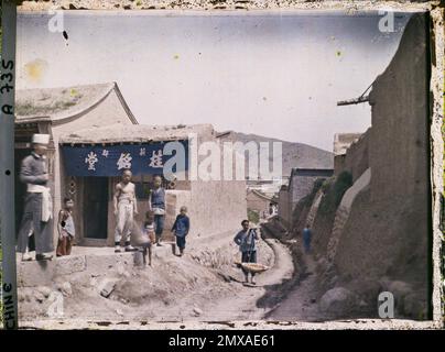 Kalgan, China a street , 1912 - China - Stéphane Passet Stock Photo - Alamy