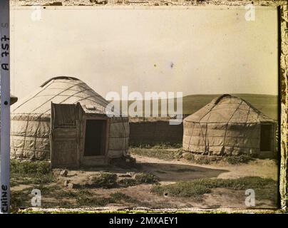 Surroundings of Kalgan, China in the steppe , 1912 - China - Stéphane ...