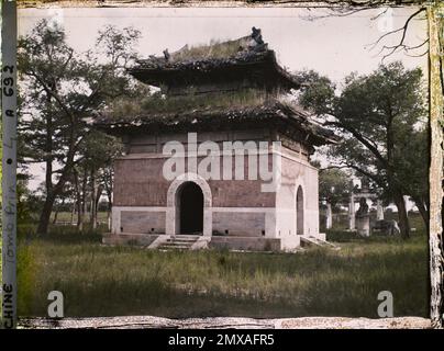 West suburbs of Beijing, China the tomb of Princess Fuhui, also called ...