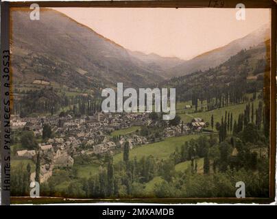 Surroundings of Luz-Saint-Sauveur, Hautes-Pyrénées, France Village of ...