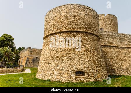 13th century Staufer castle Manfredonia, Puglia, Manfredonia, Puglia ...