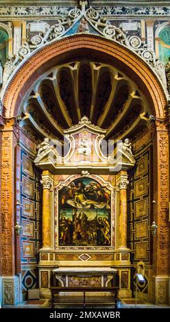 Calcasoli Chapel, dedicated to St. Anthony: frescoes by Giovanni Maria ...