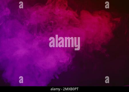 purple background with red smoke Stock Photo - Alamy