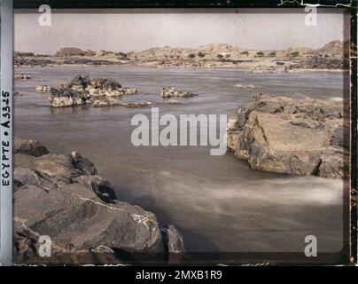 ASSOUAN, Egypt, Africa first cataract of the Nile , 1914 - Egypt ...