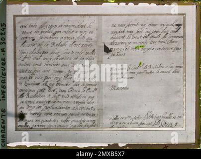 La Rochelle, France Autograph letter from Louis XIII to his mother ...