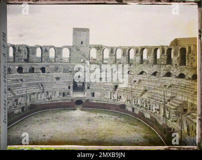 Arles, France the Roman amphitheater, dit Arena d'Arles , 1916 - French ...