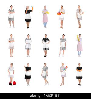 Collage with people in uniforms of different professions Stock Photo ...