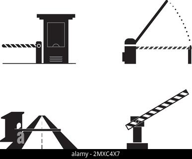 Toll Gate Icon. Access Point Symbol - Vector Stock Vector Image & Art ...