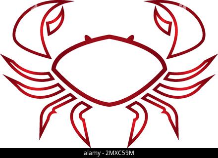 Crab icon vector illustration sign,logo design Stock Vector Image & Art ...
