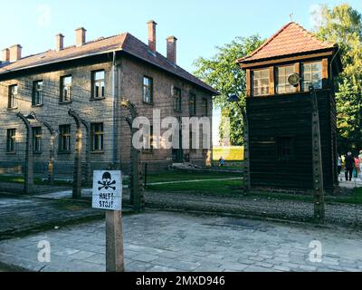 A KL Auschwitz, the largest of the German Nazi concentration camps and ...