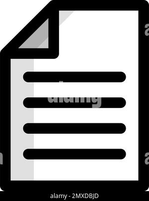 Invoice Simple vector icon. Modern, simple flat vector illustration for ...