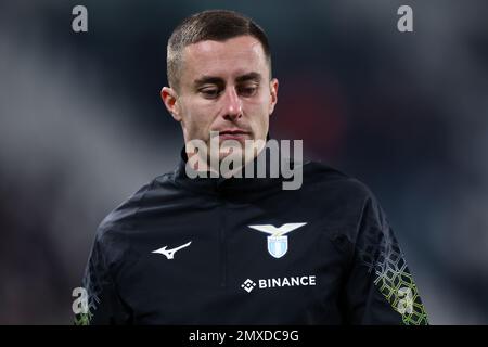 Adam Marusic of SS Lazio looks on during the Serie A 2022/23 match ...