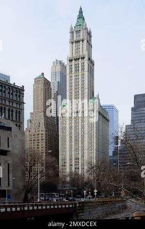 The Woolworth Building was once the tallest building in the world, and ...