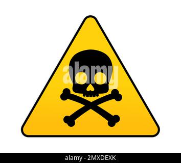 TOXIC text written on yellow-black grungy stamp sign Stock Photo - Alamy