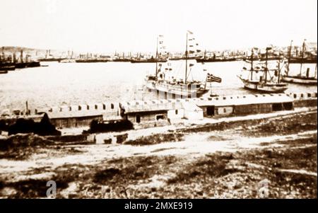 Port of Athens, Greece, early 1900s Stock Photo - Alamy
