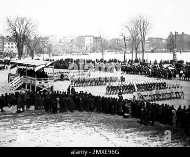 Dedication Ceremony, President Grover Cleveland, Washington DC, USA, in ...