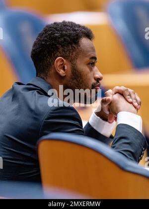 THE HAGUE, NETHERLANDS - JANUARY 24: Habtamu de Hoop of PvdA during the ...