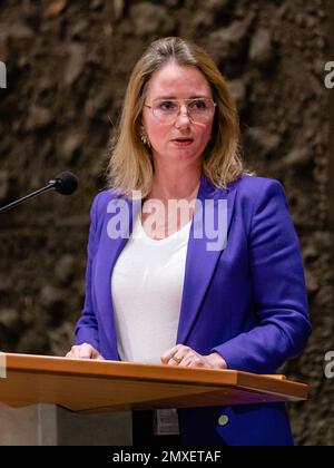 THE HAGUE, NETHERLANDS - JANUARY 24: Fleur Agema of PVV during the ...