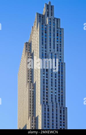 Architectural majesty: The iconic Rockefeller Center skyscraper stands ...