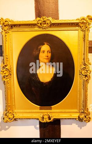 England, Kent, Sevenoaks, Ightham Mote, 14th century Moated Manor House ...