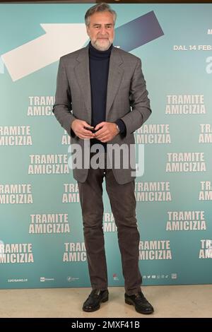 Max Tortora attends a photocall of the movie "Tramite amicizia" at the ...