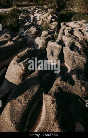 Algars riverbed. Natural border between Aragon and Catalonia Stock ...