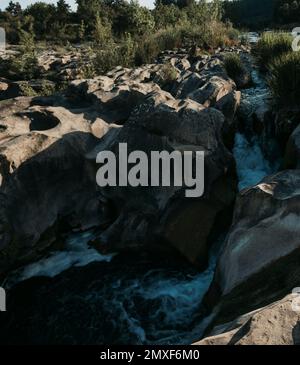 Algars riverbed. Natural border between Aragon and Catalonia Stock ...