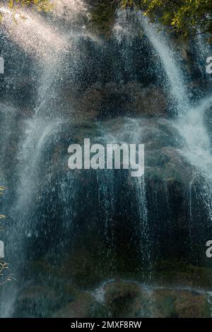 Birth of the Pitarque river. Province of Teruel Stock Photo - Alamy