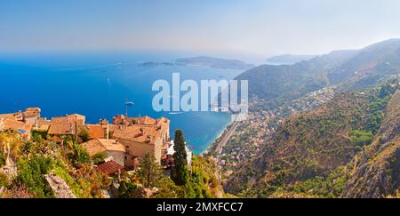 Famous Village Eze in french riviera, France Stock Photo - Alamy