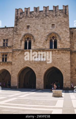 18 August 2022, Rhodes, Greece: Interior of Grand Master's Palace Stock ...