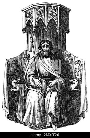 Owain Glyndwr. Portrait of the Welsh independence leader, Owain ap ...