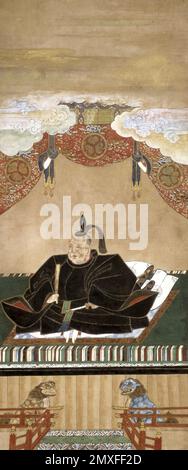 Portrait of Tokugawa Ieyasu (founder and first shogun of the Tokugawa ...