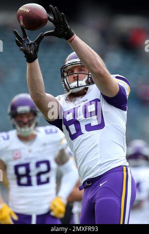 Minnesota Vikings tight end David Morgan (89) makes a catch as ...