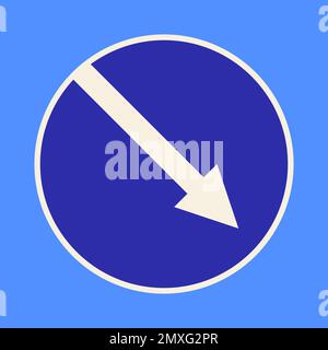 Icon obstacle avoidance on the right and left. Vector clipart Stock ...