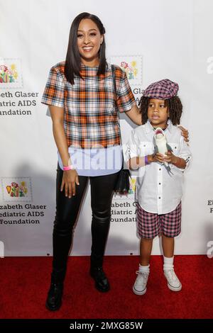 Tia Mowry and her son Cree Taylor Hardrict celebrate her 35th birthday ...