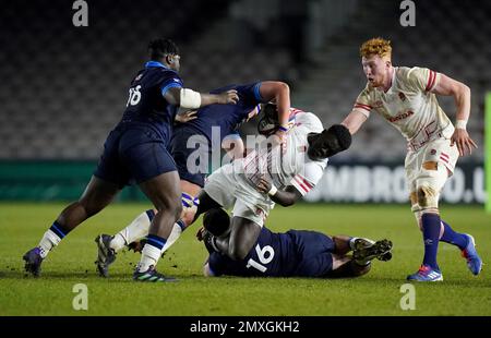 England's Asher Opoku-Fordjour during the Six Nations Under 20s ...
