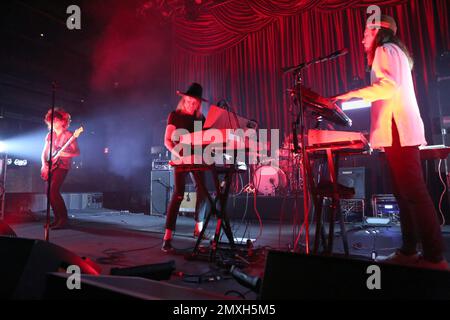 Todd Fink, Jacob Thiele, Dapose and Clark Baechle with The Faint ...