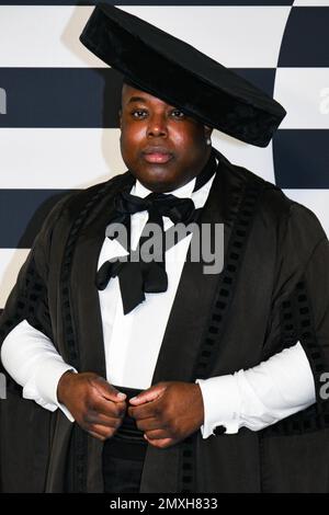 Jacob Lusk at Warner Music Group's Grammy Pre-Party 2023, heald at the ...