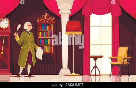 Immanuel Kant. German philosopher. vector illustration Stock Vector ...
