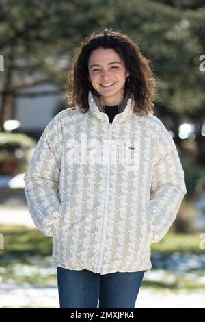 Pauline Bression attending a Photocall during the 25th Luchon TV ...