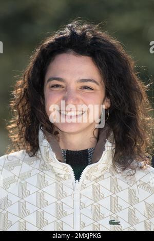 Pauline Bression attending a Photocall during the 25th Luchon TV ...