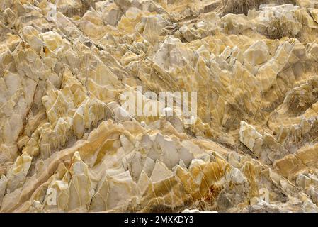 Abstract sandstone rock patterns, Montana de Oro State Park Stock Photo ...