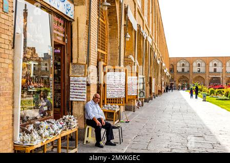 Imam Square, Meydan-e Emam, centre of the city of Isfahan and the ...